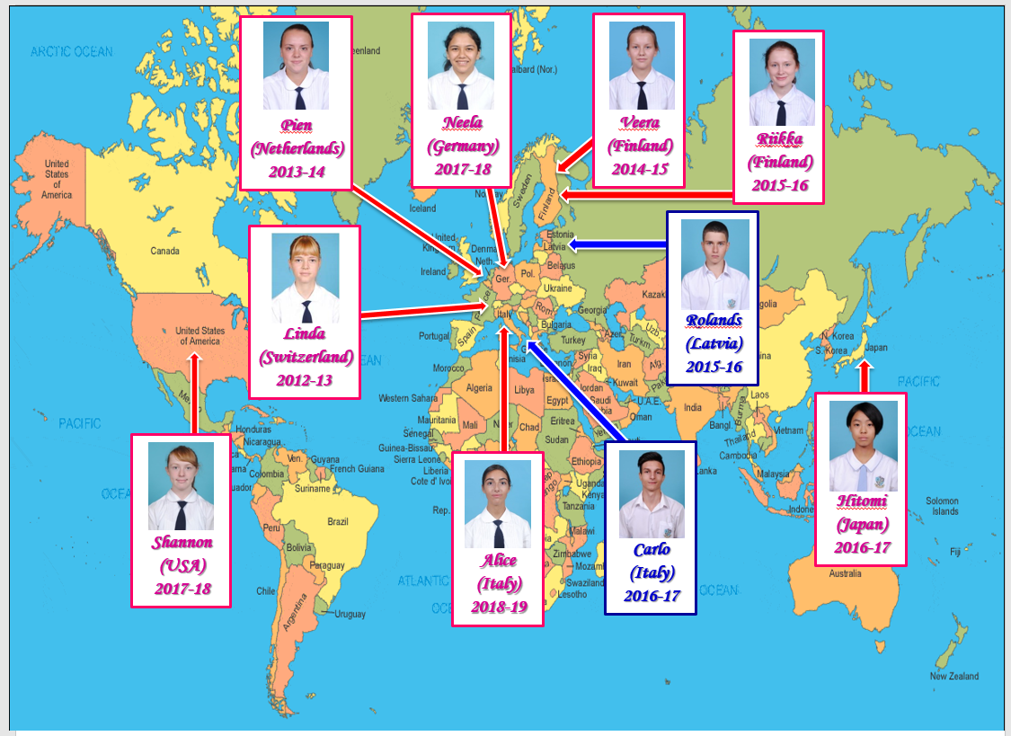 Exchange students - SPKC