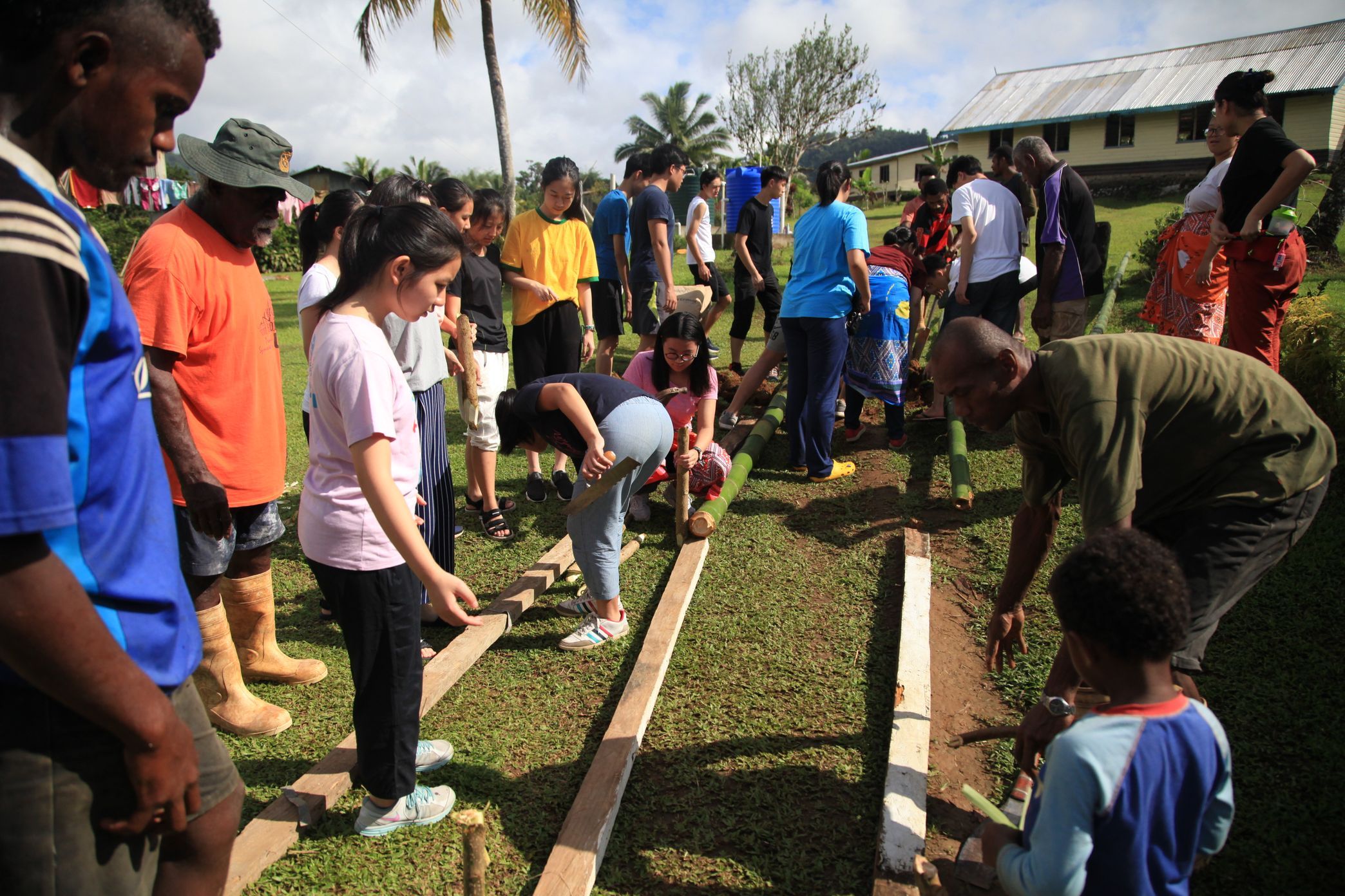 Fiji Life - Community Service Trip in Village - SPKC
